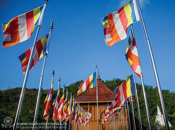 Buddhist Flags - Mahamevnawa Bhawana Asapuwa